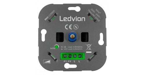 Variateur LED universel - 3 à 250 watt / VA